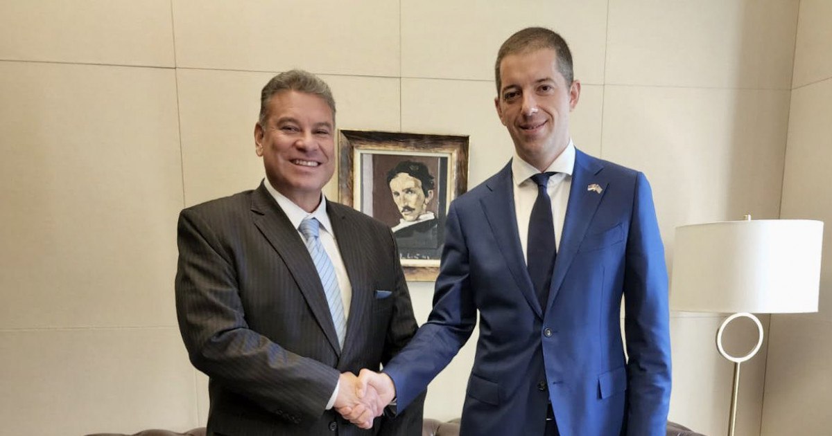 Washington: Ambassador Đurić with Gabriel Escobar | Ministry of Foreign ...